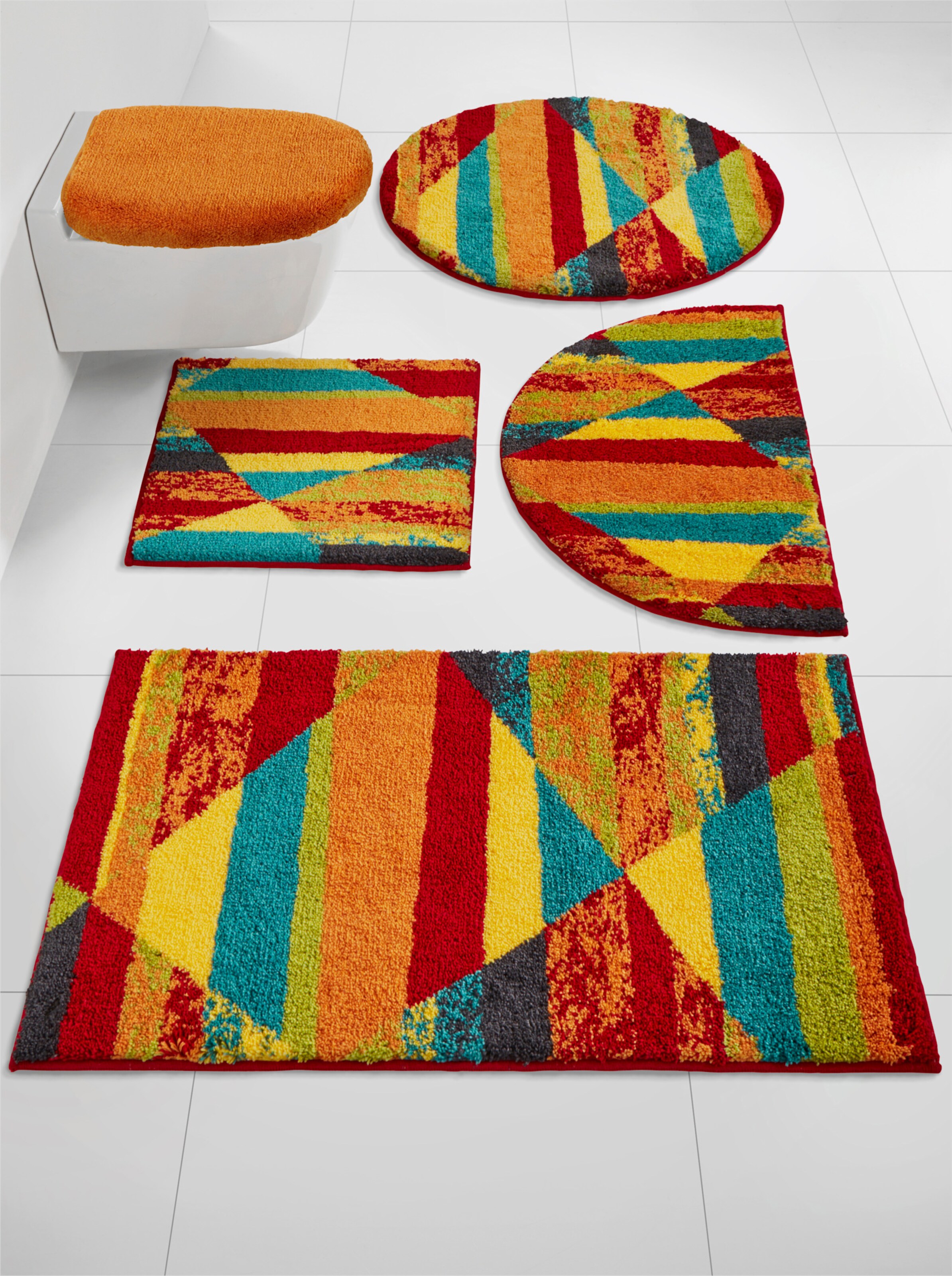 Grund Badematte in terracotta-bunt | heine